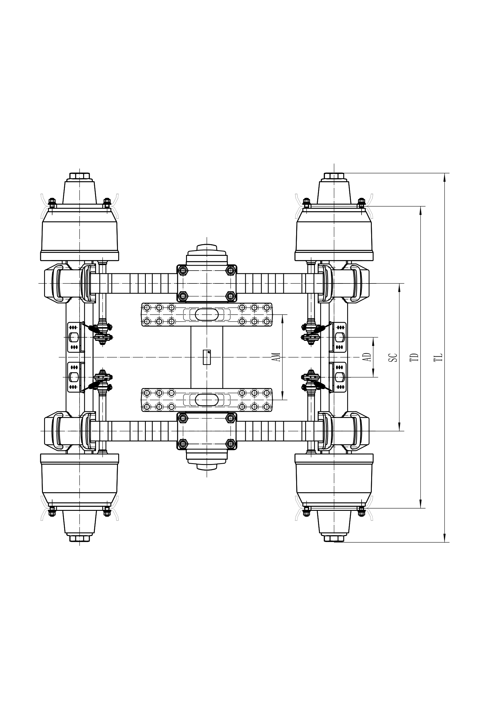 Low Mounting Bogie – L1 Axle – Trailer axle for semi-trailer ...