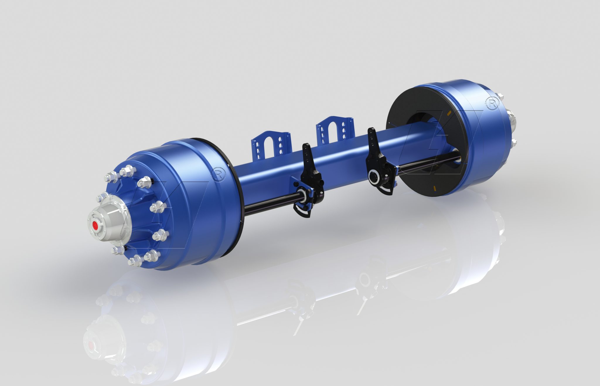 American Type Axle – L1 Axle – Trailer axle for semi-trailer ...