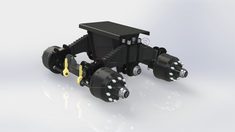 High Mounting Bogie – L1 Axle – Trailer axle for semi-trailer ...