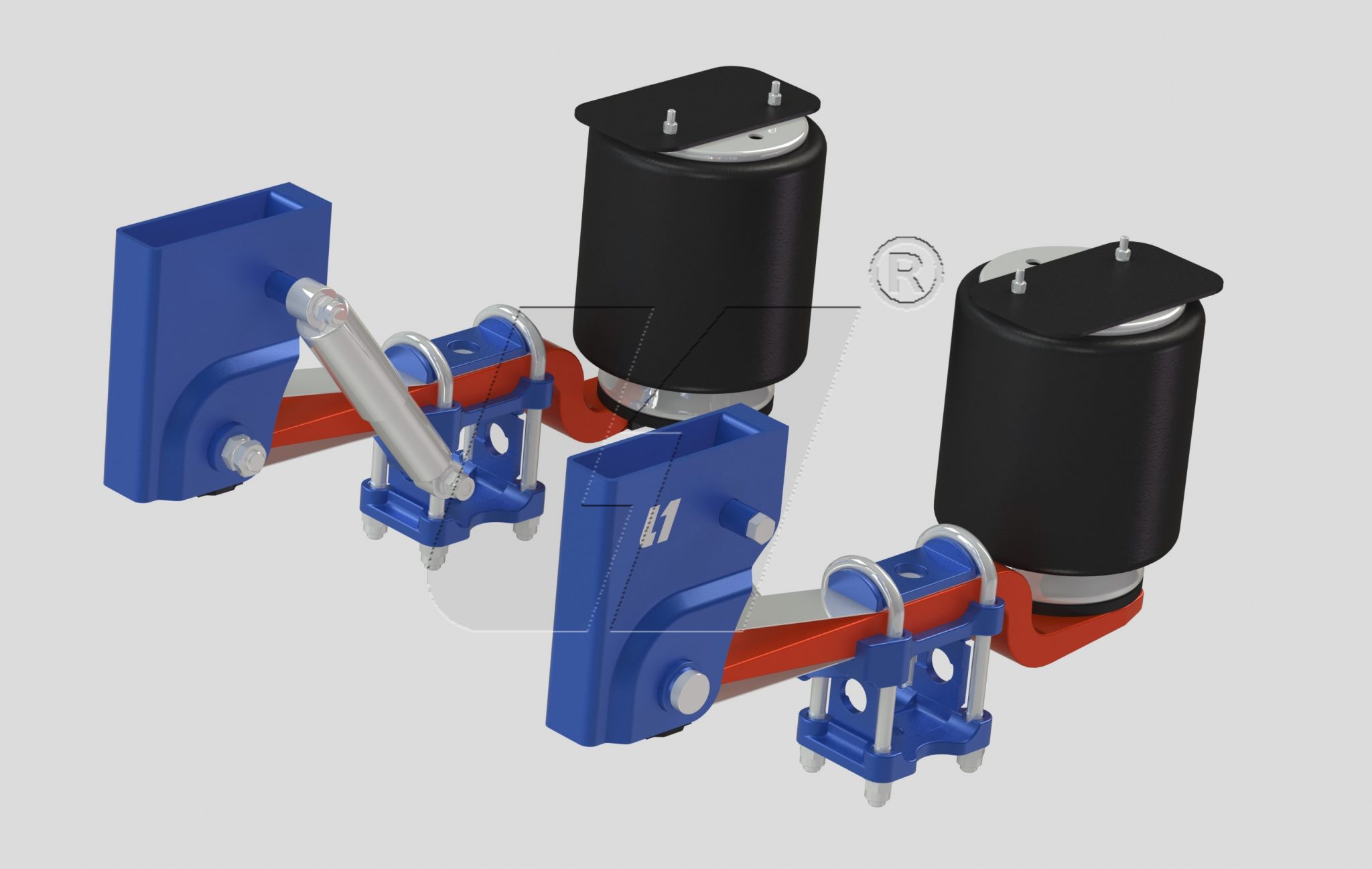 Air Suspension – L1 Axle – Trailer axle for semi-trailer, Customized ...