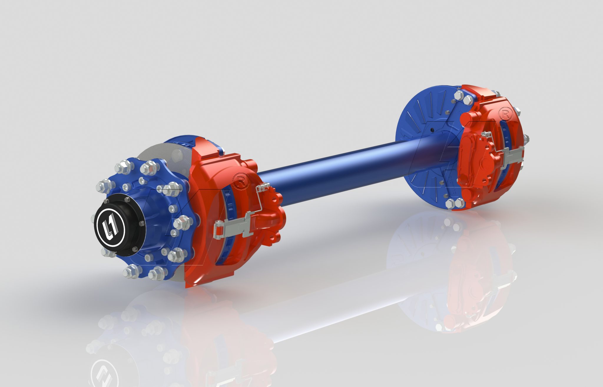 Disk Brake Axle – L1 Axle – Trailer axle for semi-trailer, Customized ...