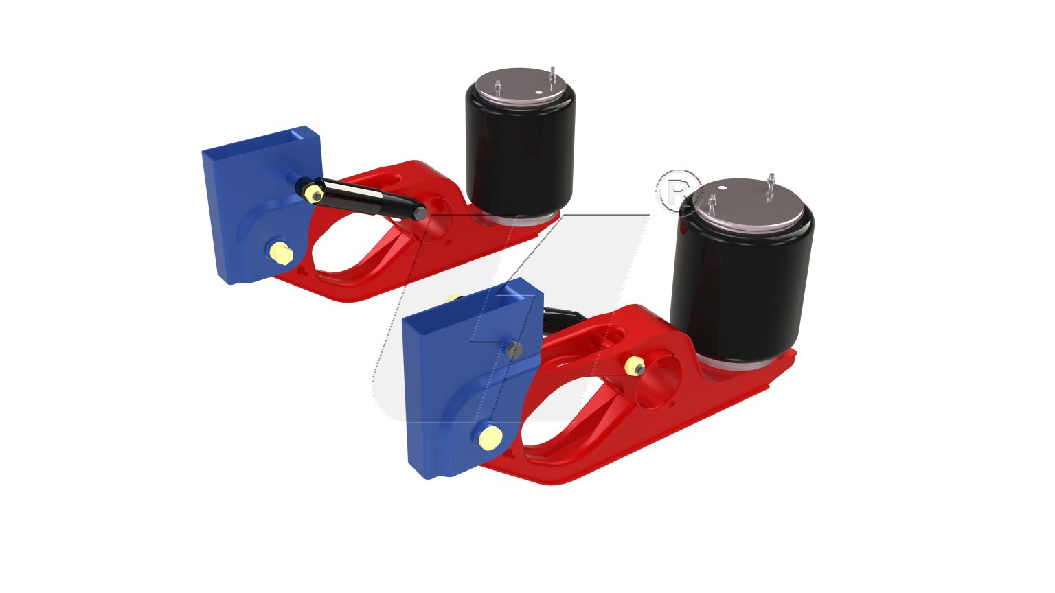 NAK Air Suspension – L1 Axle – Trailer axle for semi-trailer ...