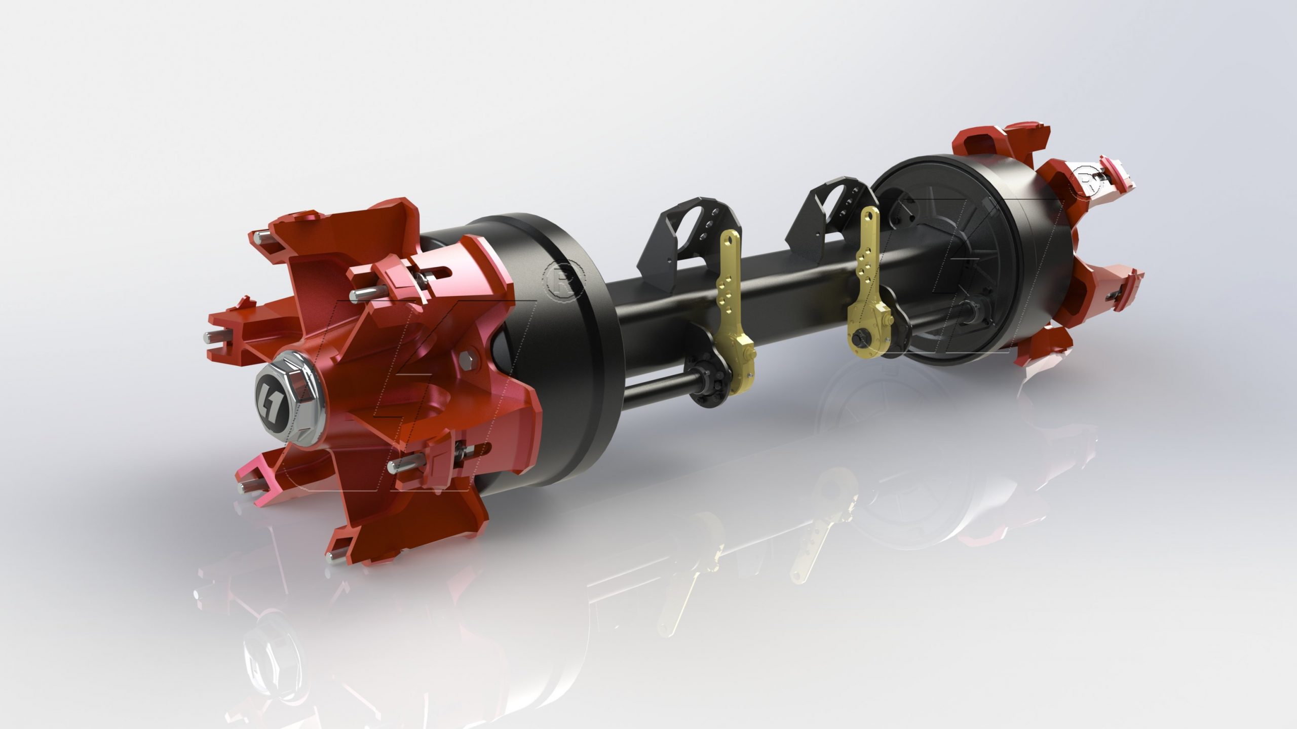 How to Square a Trailer Axle? – L1 Axle – Trailer axle for semi-trailer ...